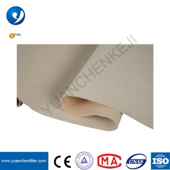PPS Needle Felt Air Filter Fabric With PTFE Membrane For Dust Collector ...